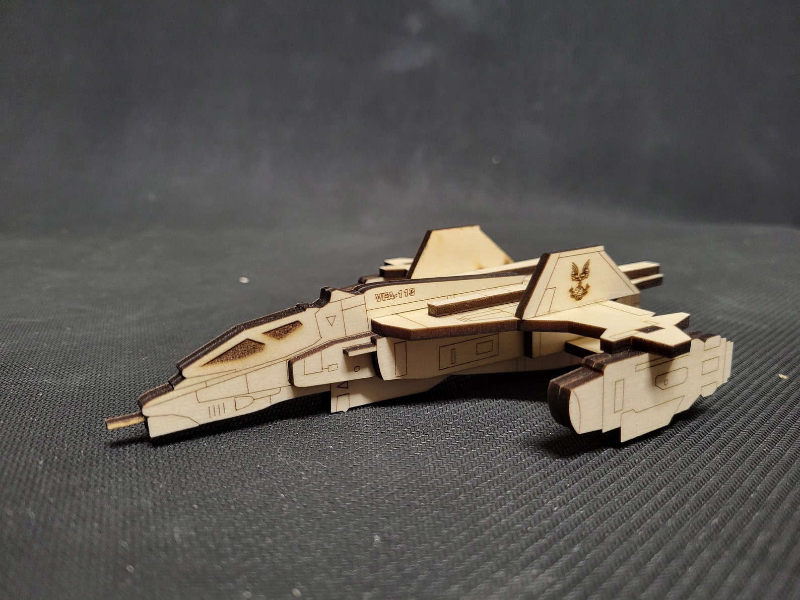 Halo Reach Sabre Fighter Laser Cut Wood Model Kit - Etsy