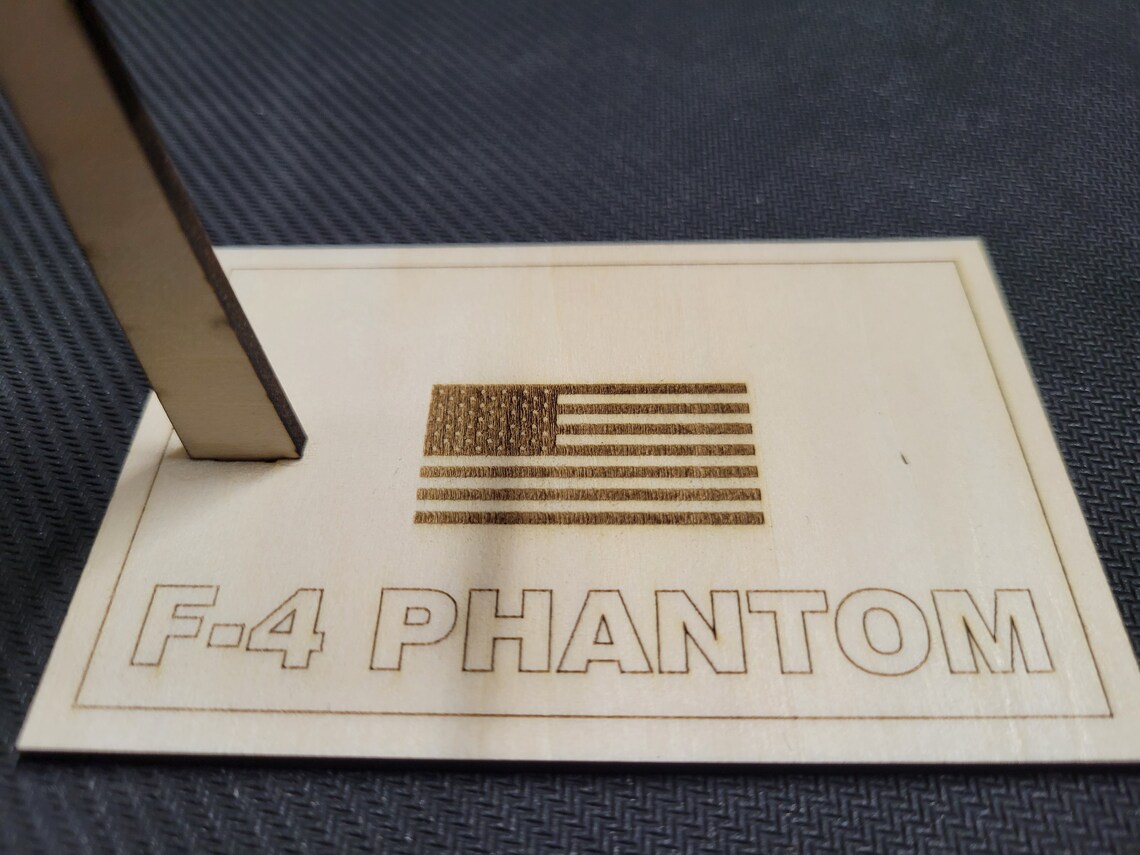 F-4 Phantom Wood Model Kit - Etsy