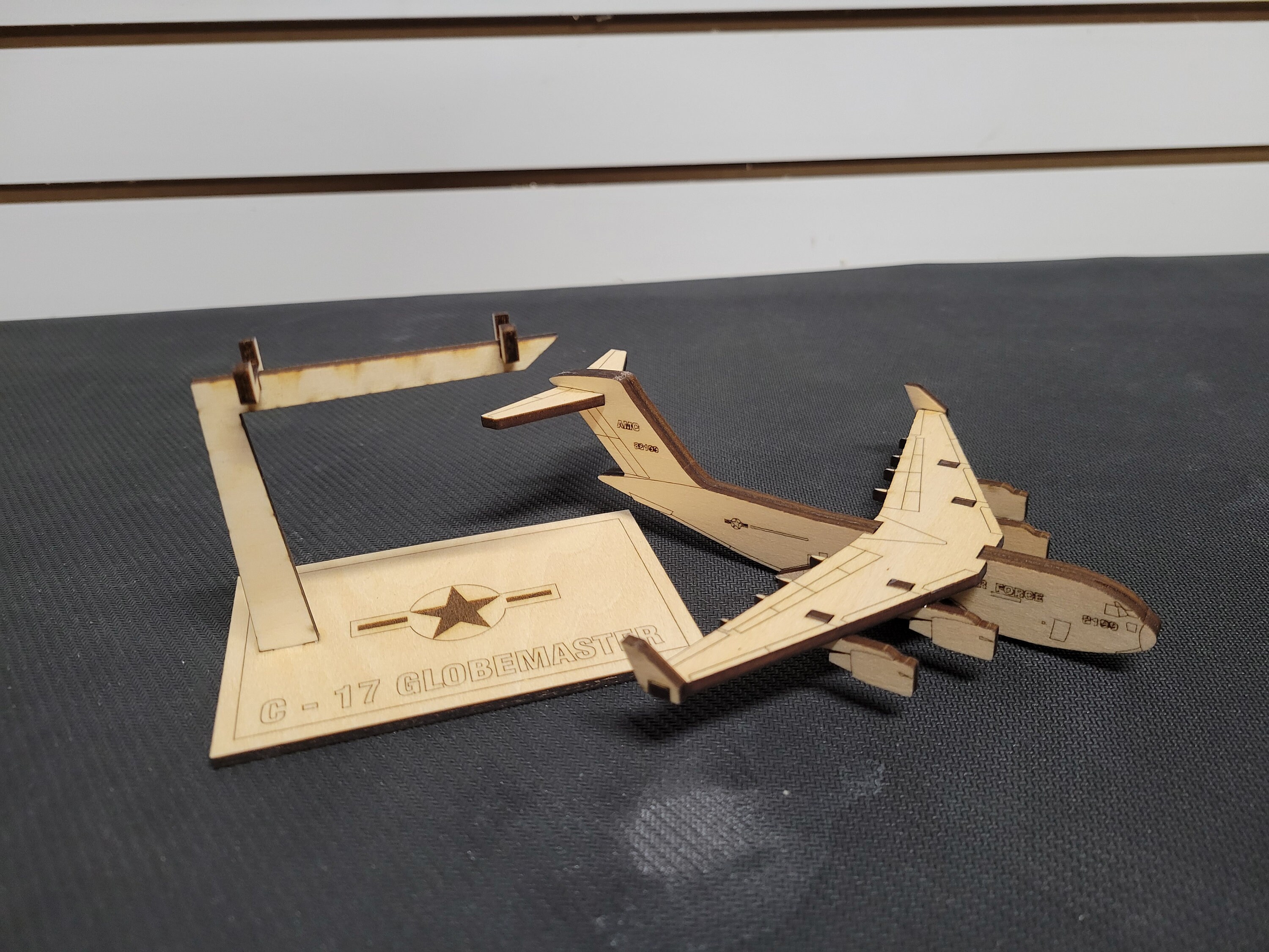 C-17 Globemaster Laser Cut Wooden Model Kit - Etsy