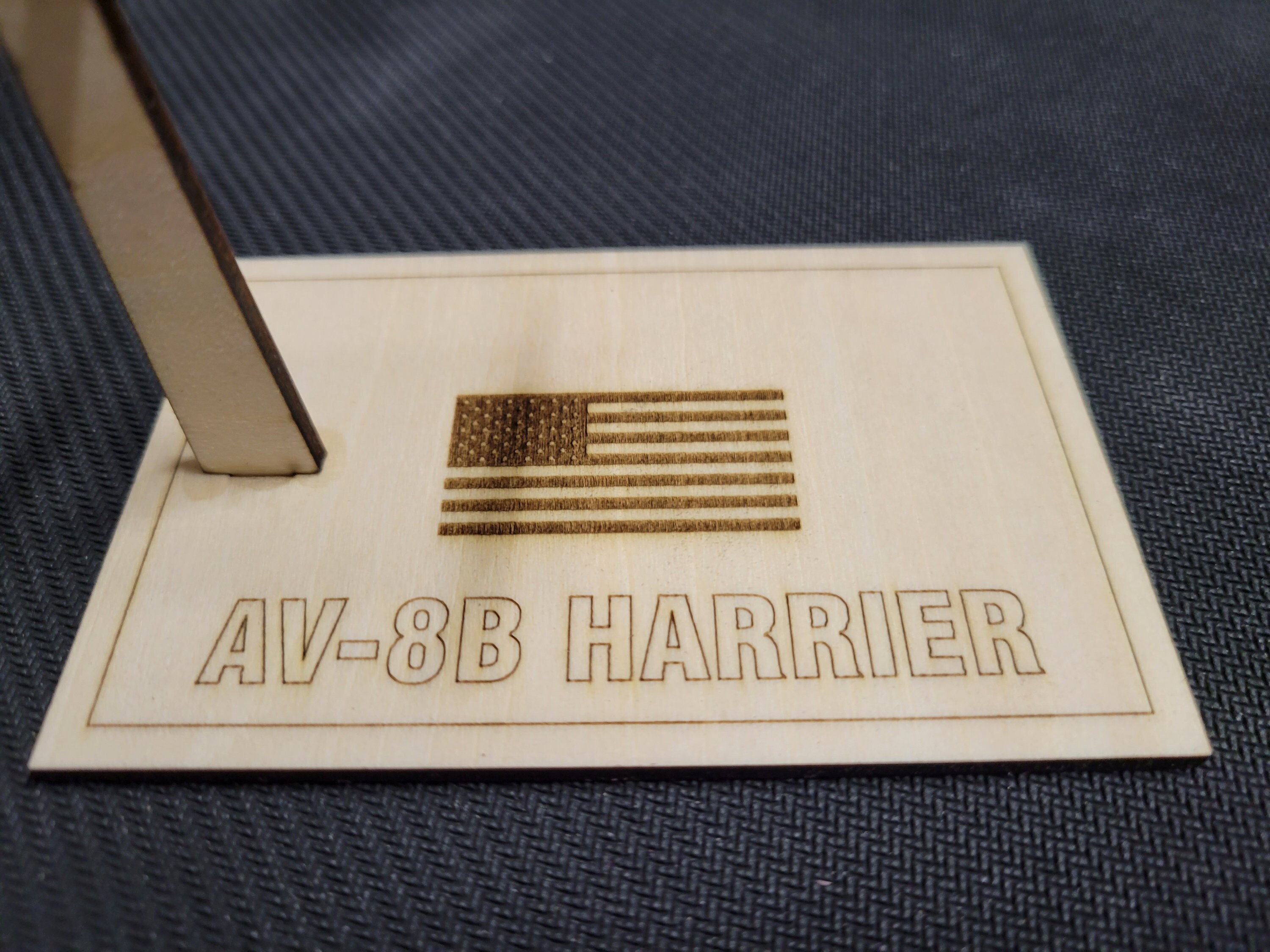 Harrier Jet Wood Model Kit - Etsy