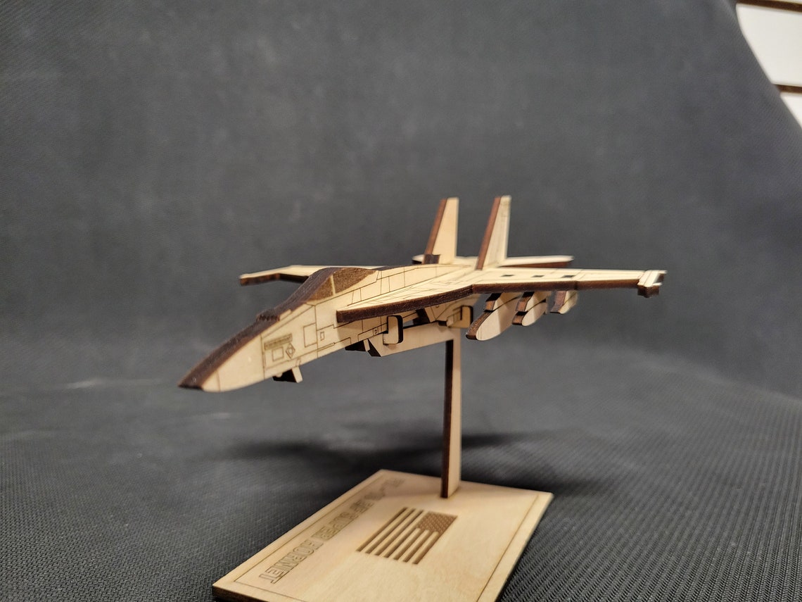 F/A-18E/F Super Hornet Wood Model Kit - Etsy