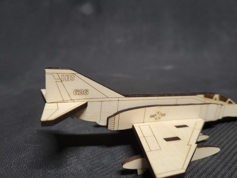 F-4 Phantom Wood Model Kit - Etsy