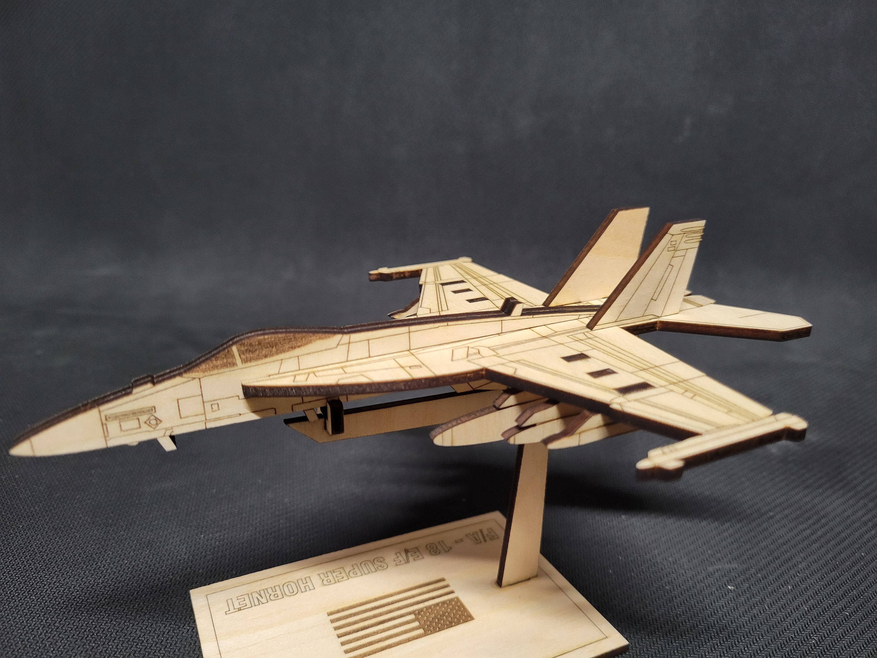 F/A-18E/F Super Hornet Wood Model Kit - Etsy