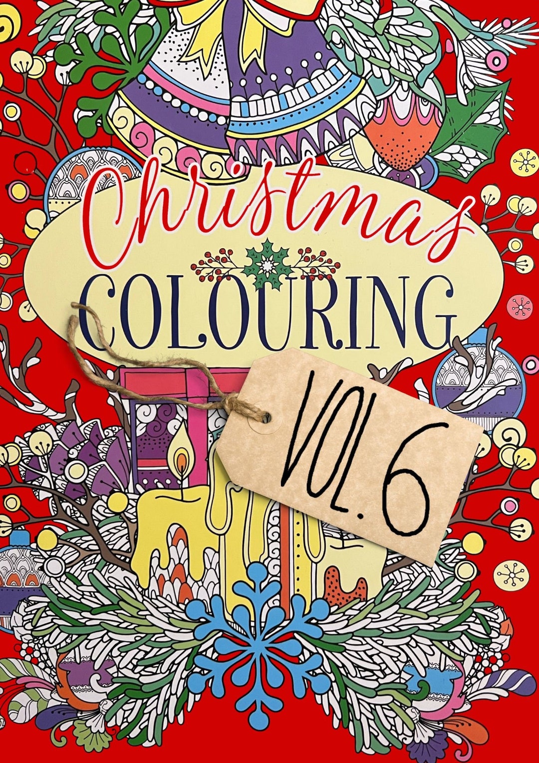 The Colouring Book Christmas Vol. 6 Happy Holidays - Etsy