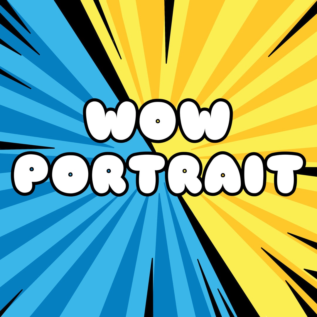 WOW Portrait - Etsy