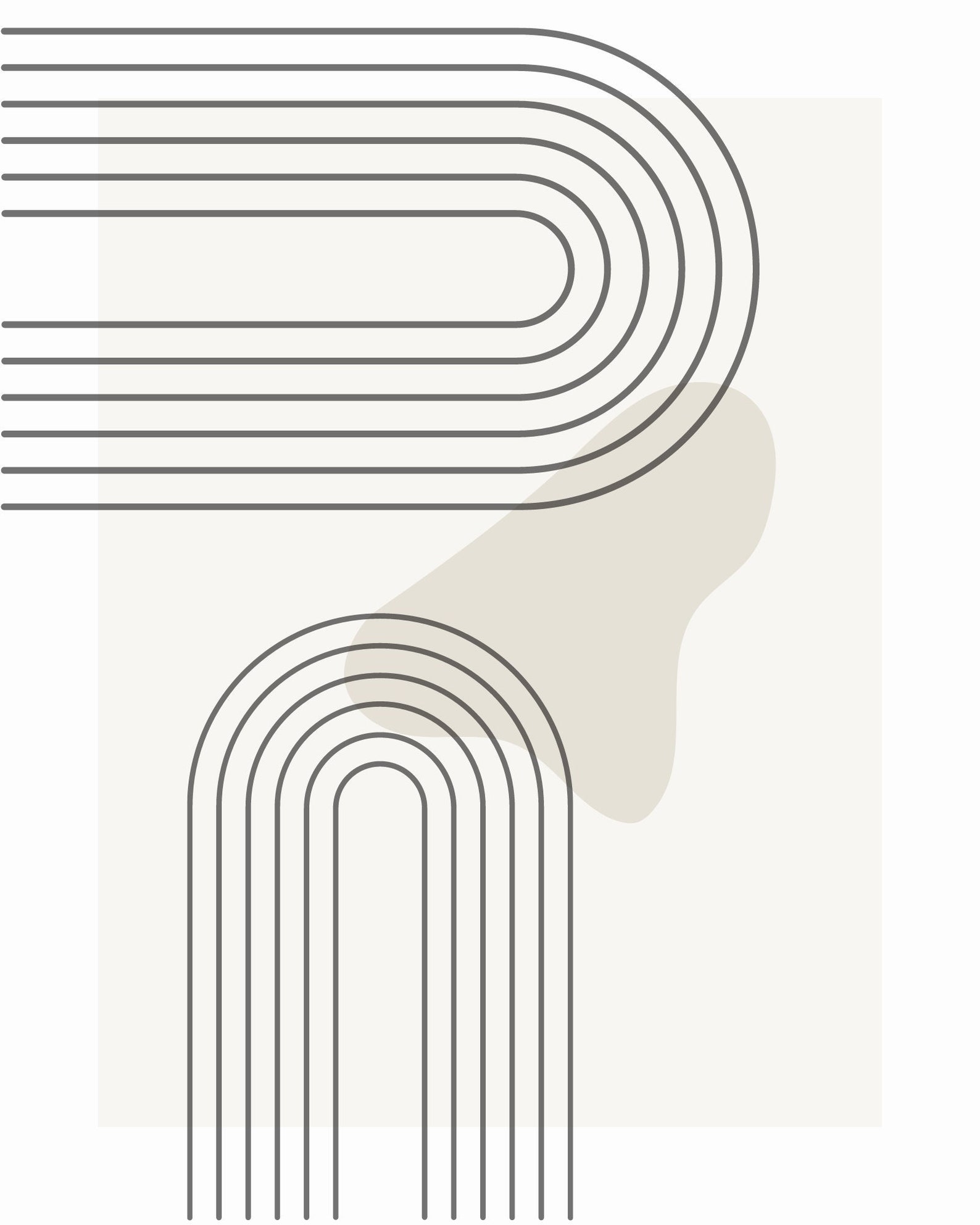 Minimal Abstract Wall Art - Etsy