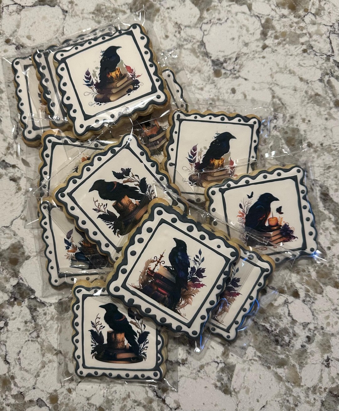Gift Boxed Gothic Raven Sugar Cookies - Etsy