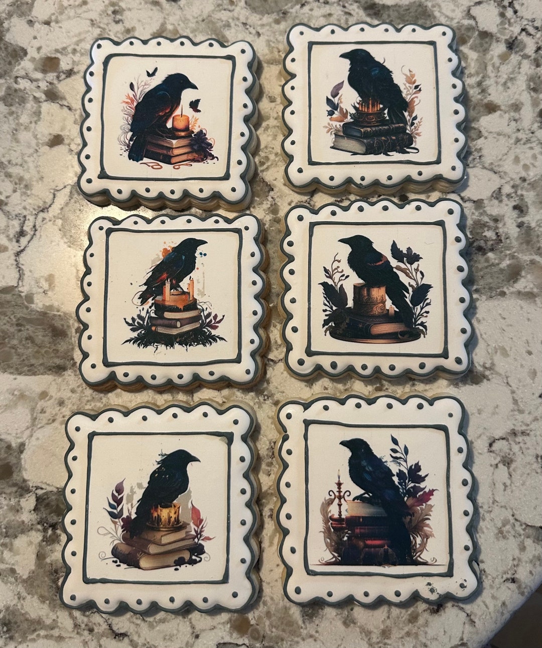 Gothic Raven Sugar Cookies - Etsy