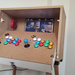 Retro Arcade Game Controller Button Labels Printable - Set of 70 - Etsy