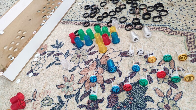 Retro Arcade Game Controller Button Labels Printable Set of 70 - Etsy