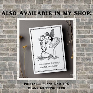 Nerd Stat Block Dnd Card for Dungeon Master Thank You, Dnd Player Gift ...