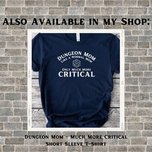 Dnd Mom Shirt for DM Dungeon Mom Dnd T Shirts for Dungeons and Dragons ...