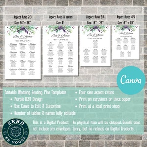 Dnd Wedding Seating Plan Template, DIY Wedding Table Signage, RPG ...