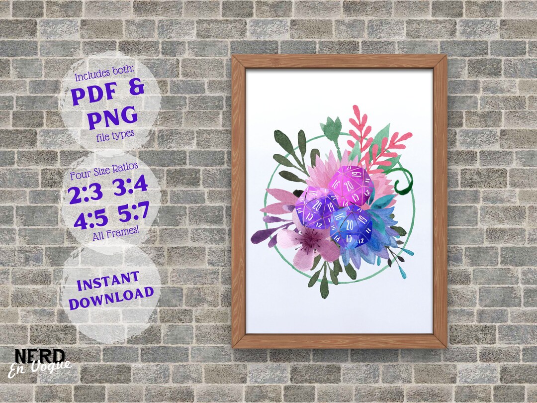 Dnd Poster of Subtle Pride Art, Dnd Player Gifts, Dungeon Master Gifts ...