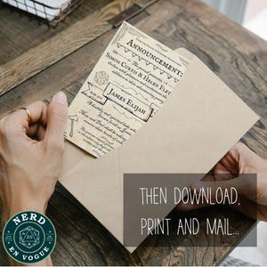 Dnd Baby Announcement Template, Dungeons and Dragons Birth of Baby ...