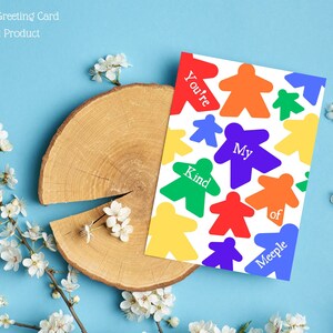 Meeple Digital Greeting Card for Board Gaming Birthday Card Board Gamer ...