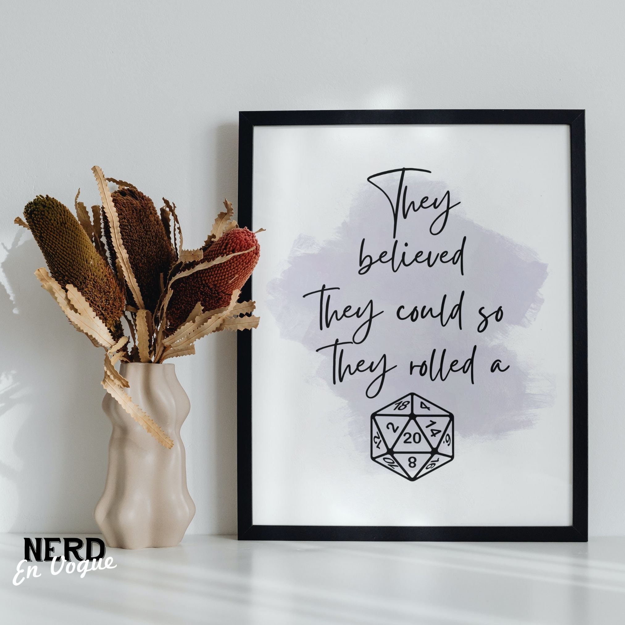 Dnd Poster for DM Gift, Printable Dnd Wall Art for Dnd Office Decor ...