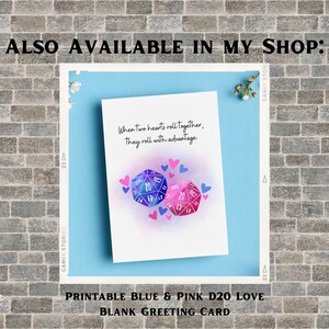 Dnd Wedding Card for a Dnd Couple Gift, RPG Wedding Congratulations ...