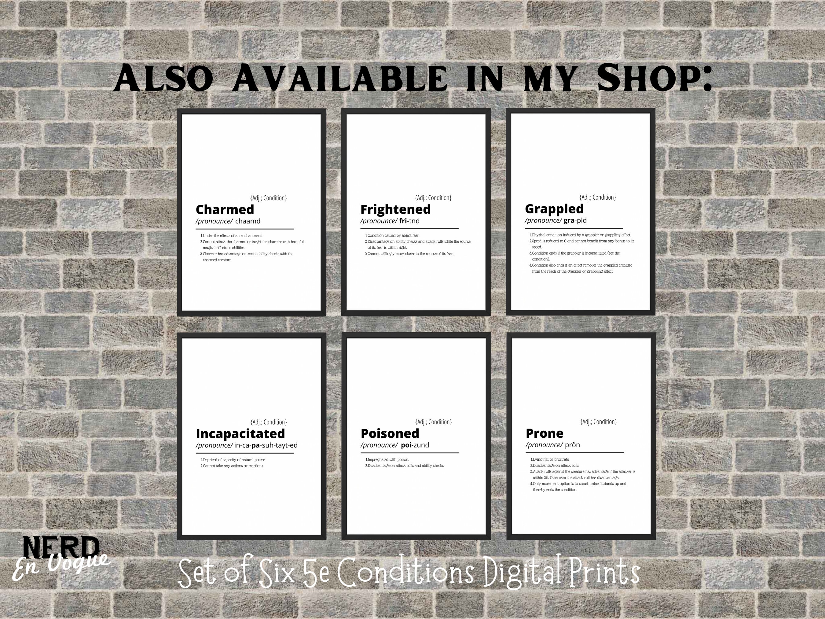 Dnd Rules Poster for DM Gift Dnd Tavern Decor for Dungeons - Etsy