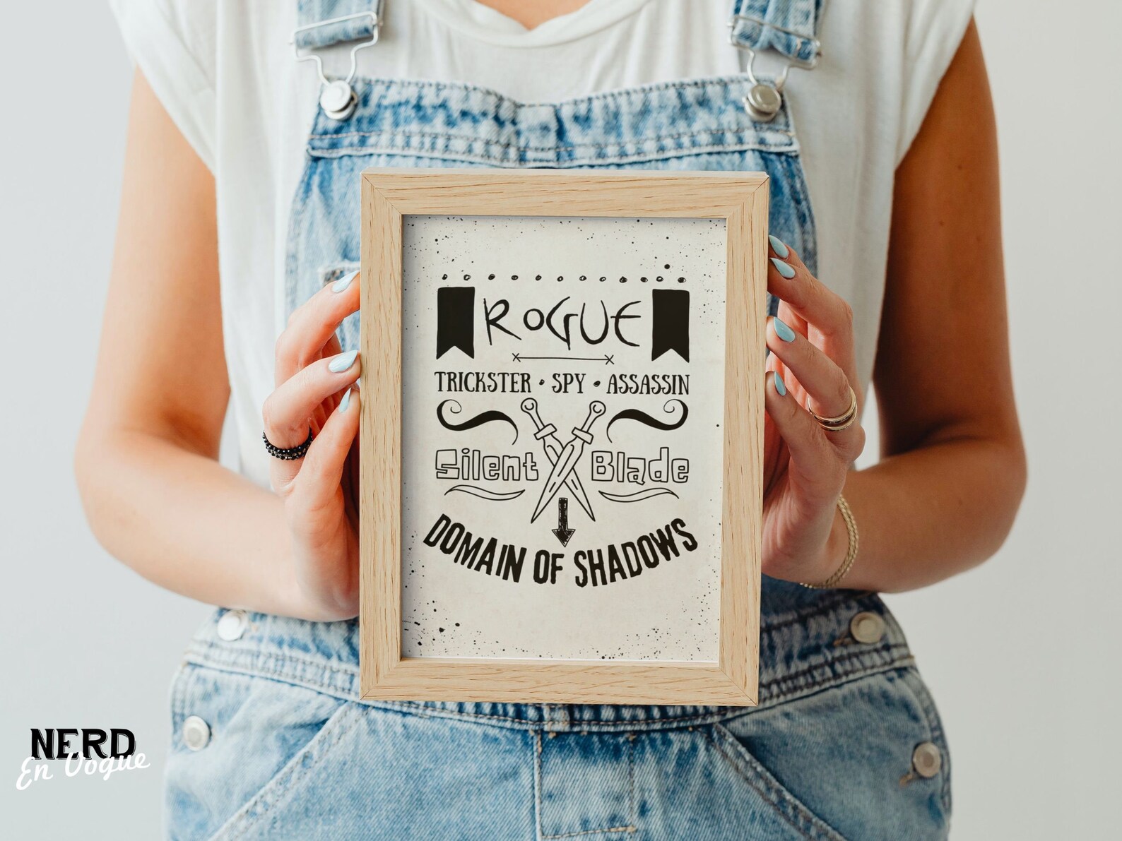 Dnd Poster for Dnd Rogue Class, Dnd Player Gift for DM Ideas, Printable ...