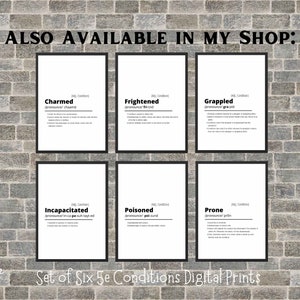 Dnd Poster for DM Gift Printable Dnd Room Decor Nerd Wall Art for ...