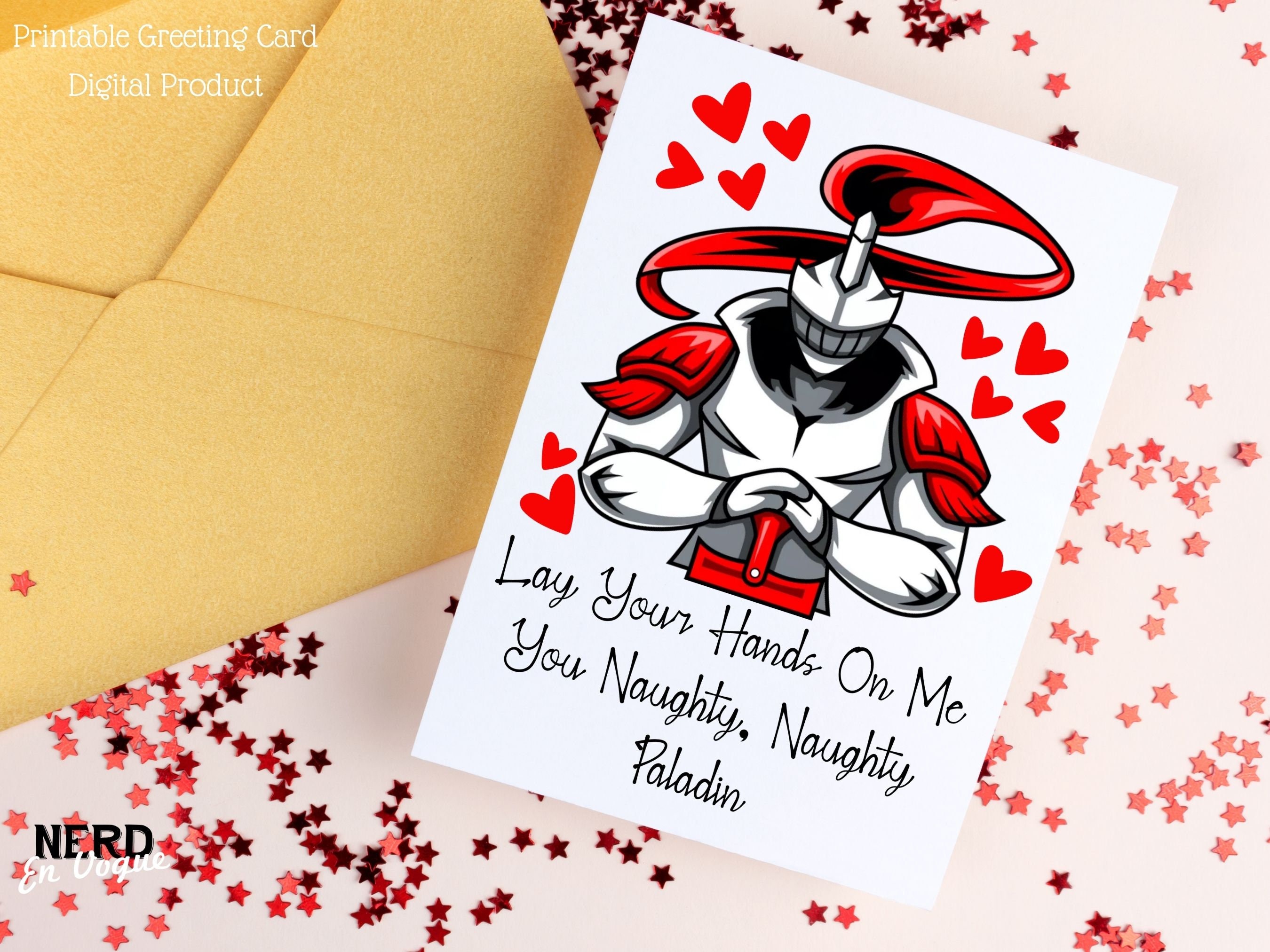 Dnd Valentines Card for Dungeons and Dragons, Love, Engagement ...