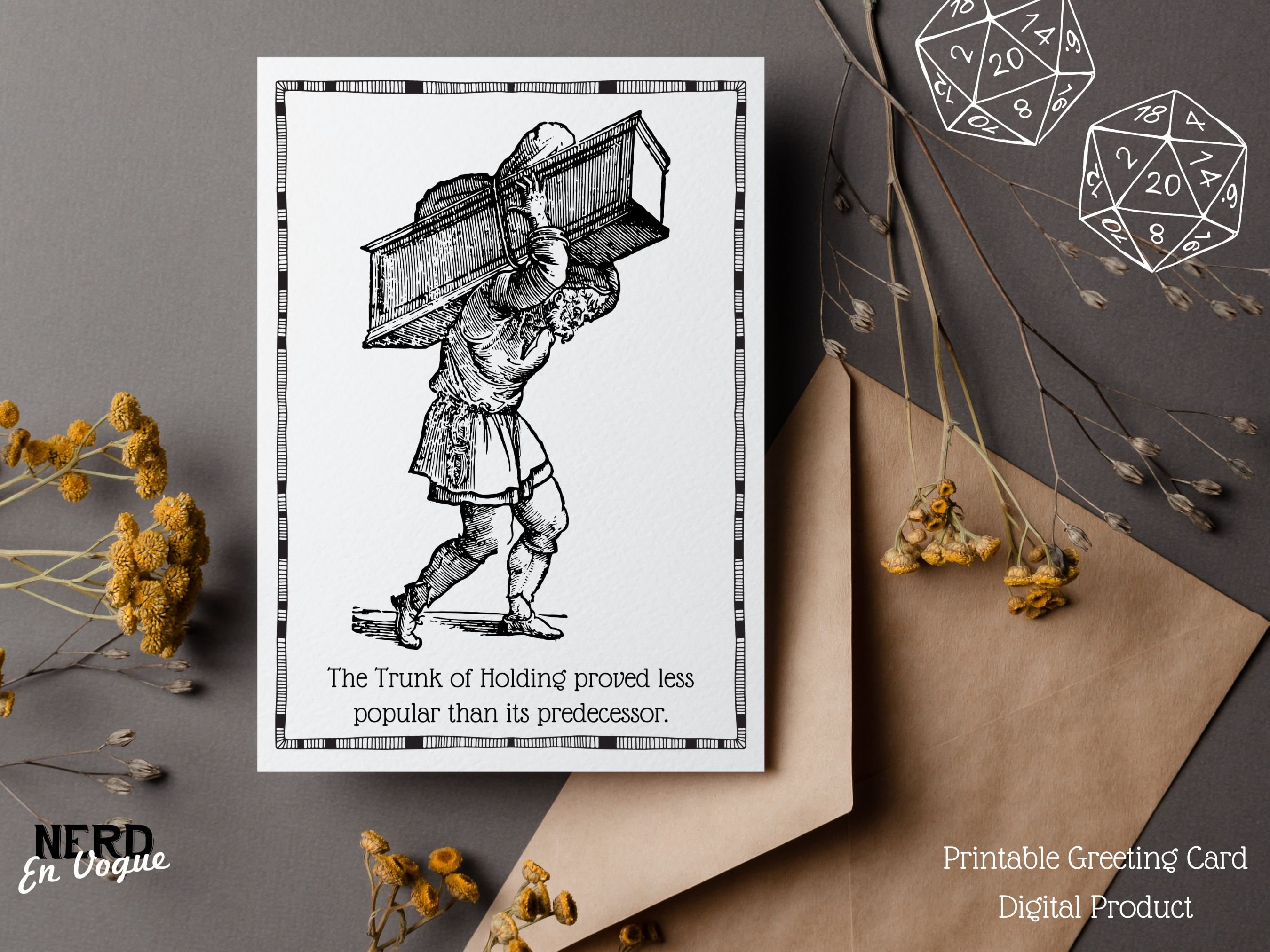 Funny Dnd Card for Dungeon Master Gift Dnd Player Gift Dungeons and ...
