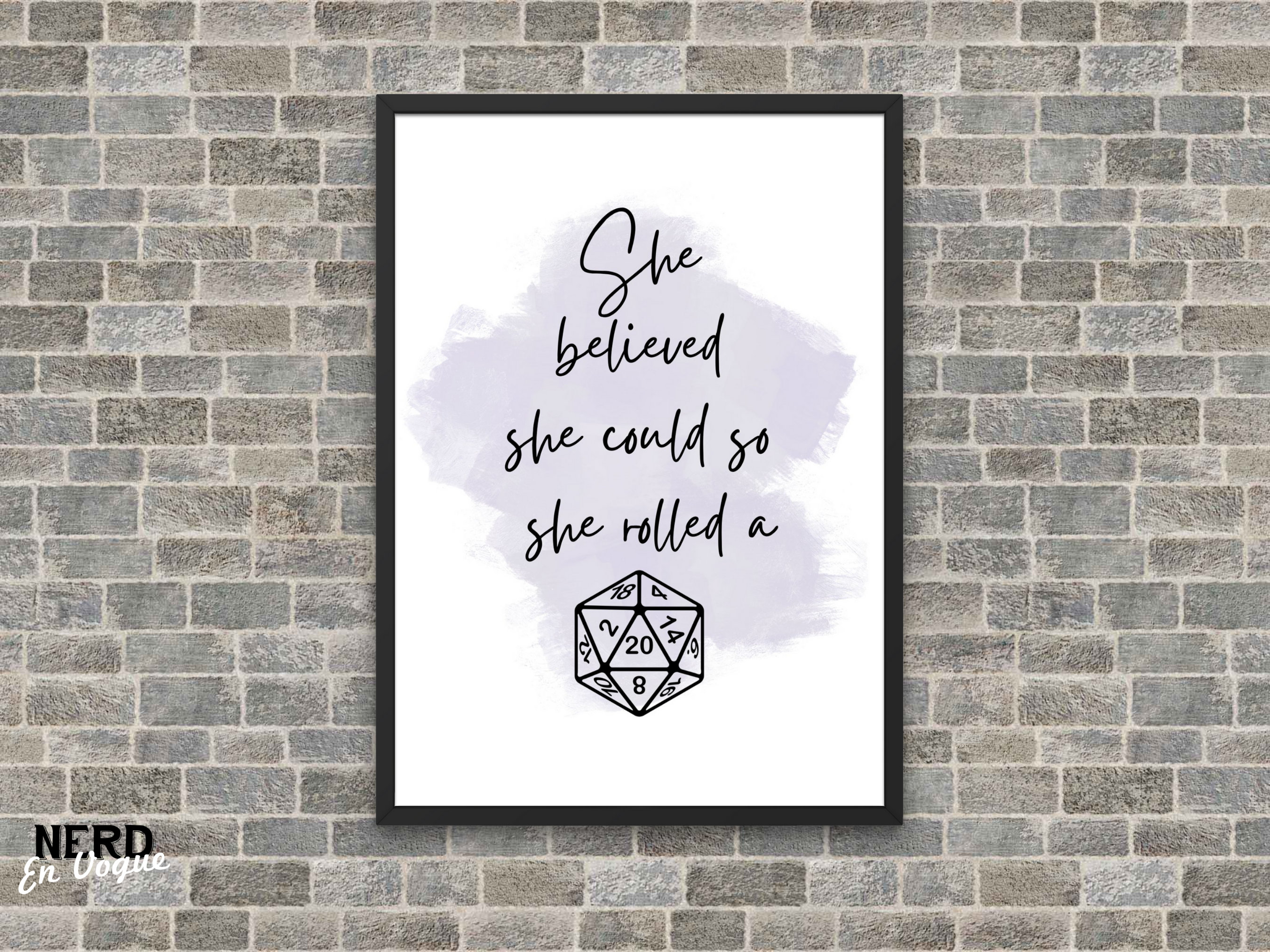 Dnd Poster for DM Gift Printable Dnd Room Decor Nerd Wall Art for ...