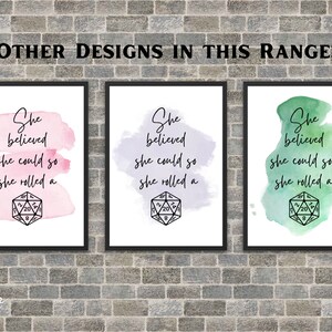 Dnd Poster for DM Gift Printable Dnd Room Decor Nerd Wall Art for ...