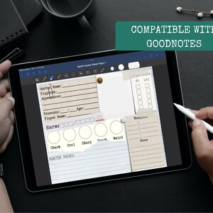 Monster of the Week Character Sheet MOTW RPG Printables - Etsy UK