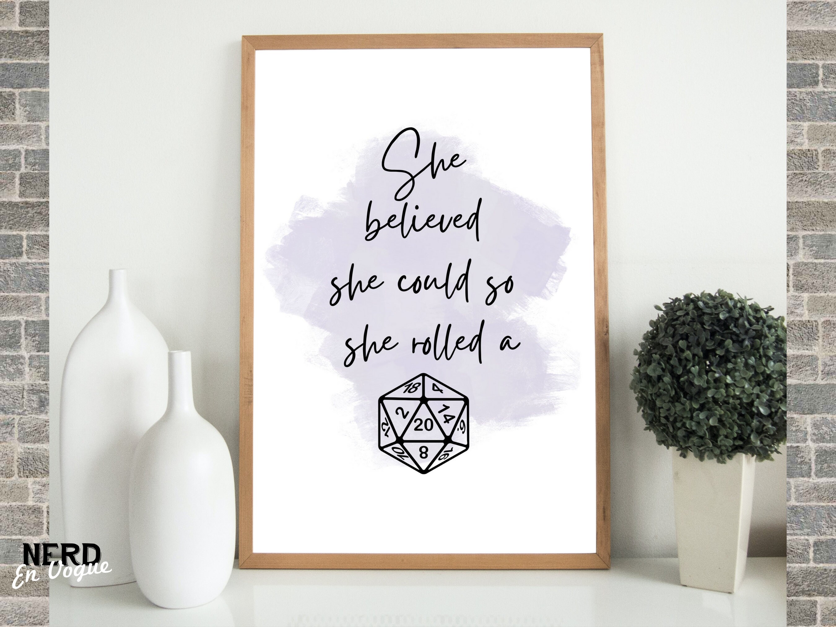 Dnd Poster for DM Gift Printable Dnd Room Decor Nerd Wall Art for ...