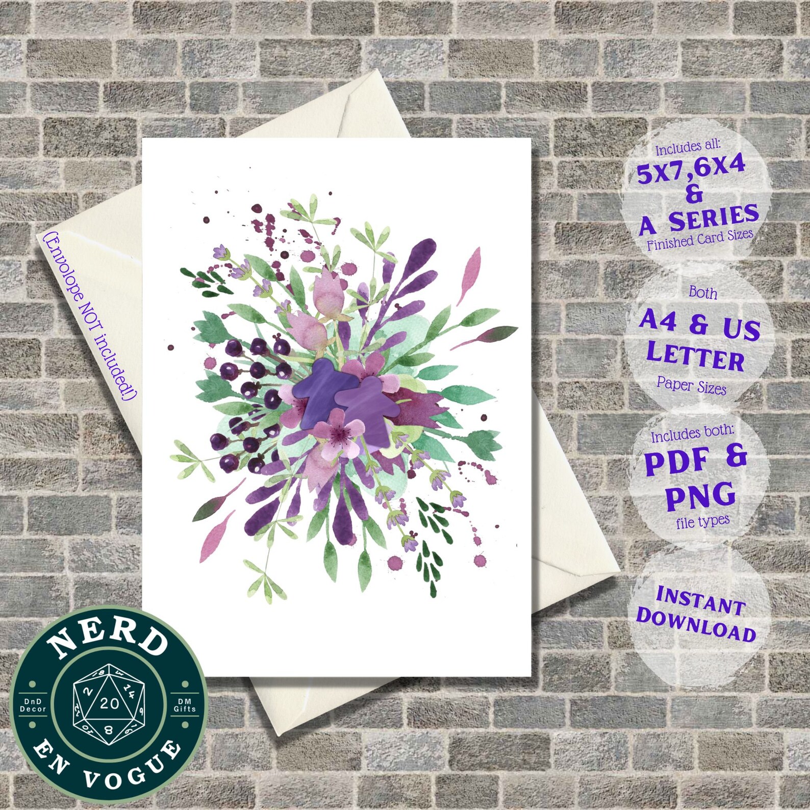 Meeple Greeting Card for a Board Game Birthday Card, Boardgamer Wedding ...