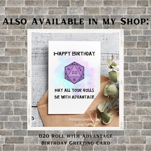 Nerd Stat Block Dnd Card for Dungeon Master Thank You, Dnd Player Gift ...