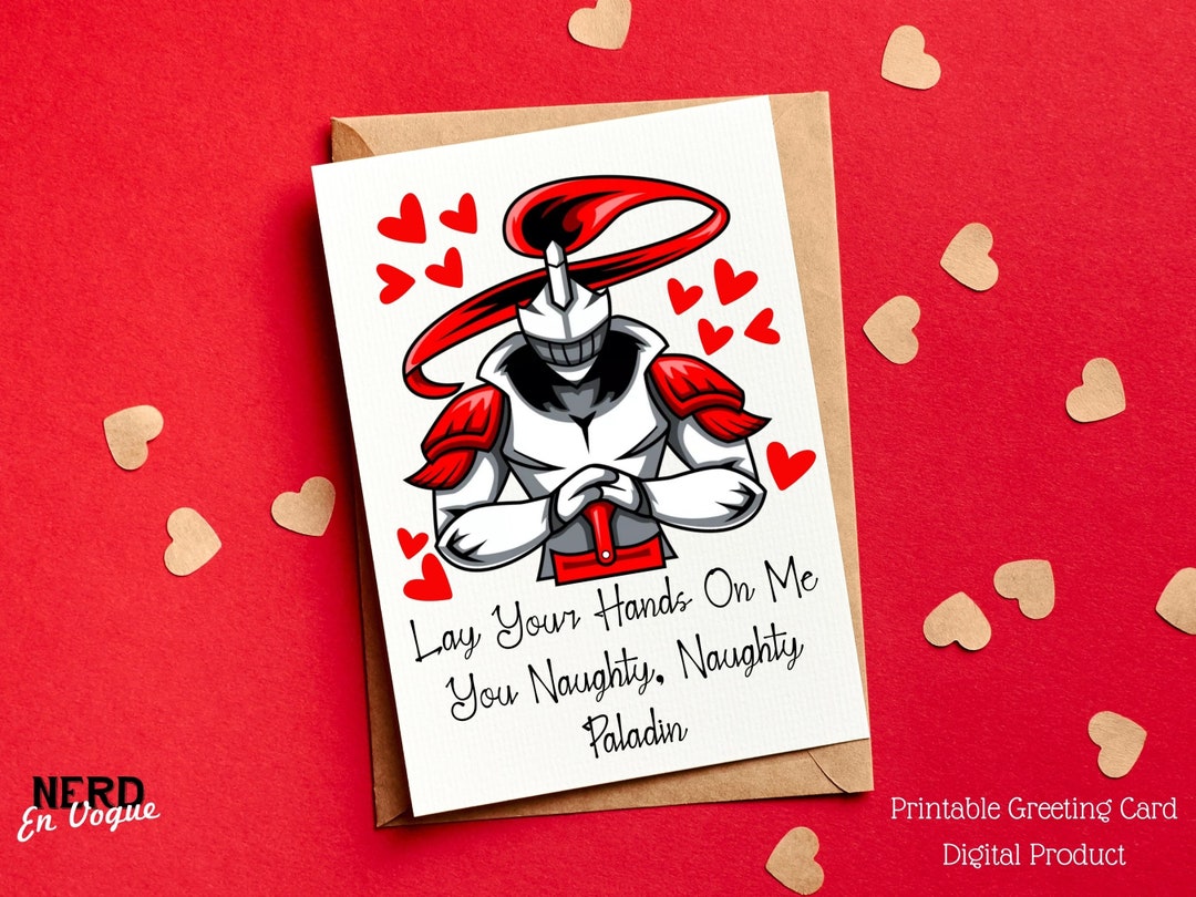 Dnd Valentines Card for Dungeons and Dragons, Love, Engagement ...