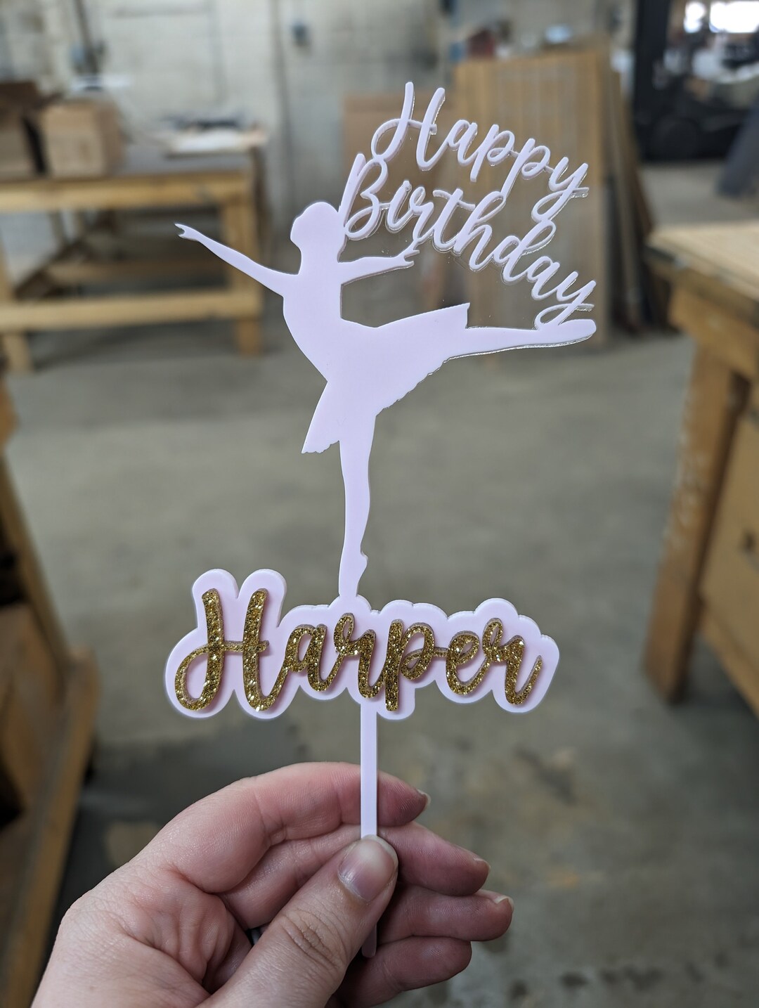 Custom Ballet Inspired Cake Topper Cake Topper Customized Dancer Ballet ...