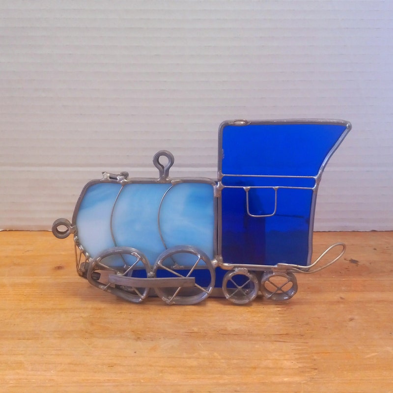 Train Pattern Stained Glass - Etsy