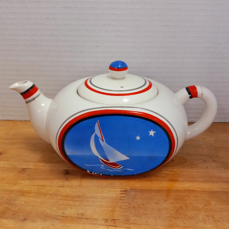 Sailboat Teapot - Etsy
