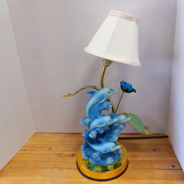 Dolphin Touch Lamp - Etsy