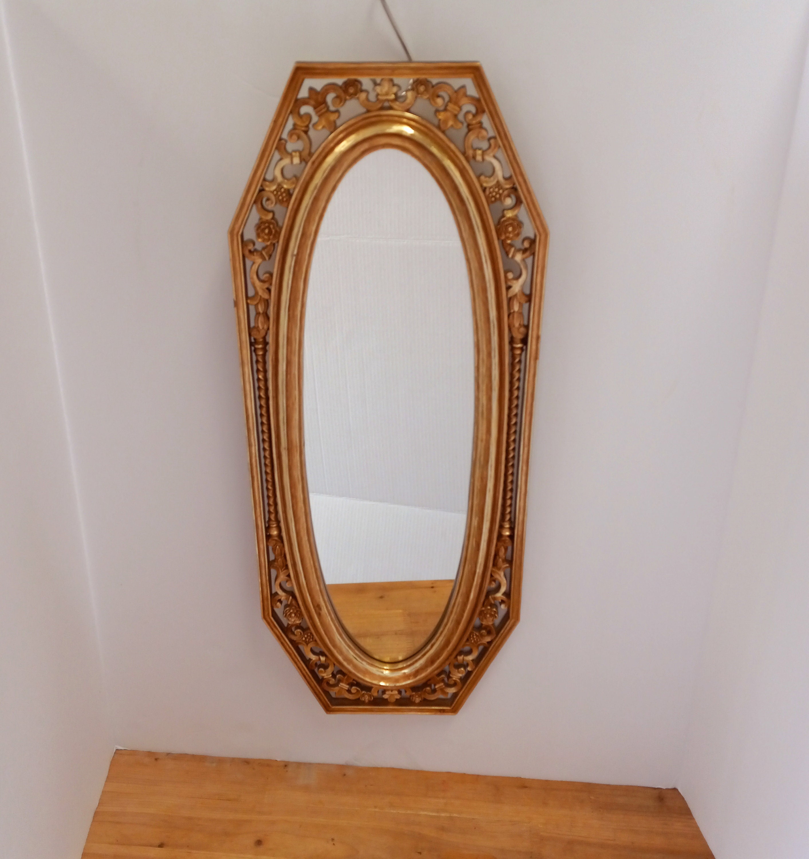 Vintage Syroco Hollywood Regency Mirror 1950s Mirror Rococo - Etsy