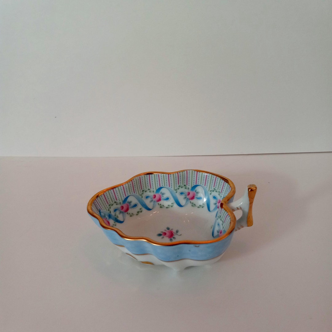 Antique Limoges Style Leaf Dish, Antique Limoges Creamer Leaf Shaped ...
