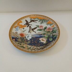 Vintage Plate Ducks on Lake, Japanese Plate Birds, Farmhouse Decor ...