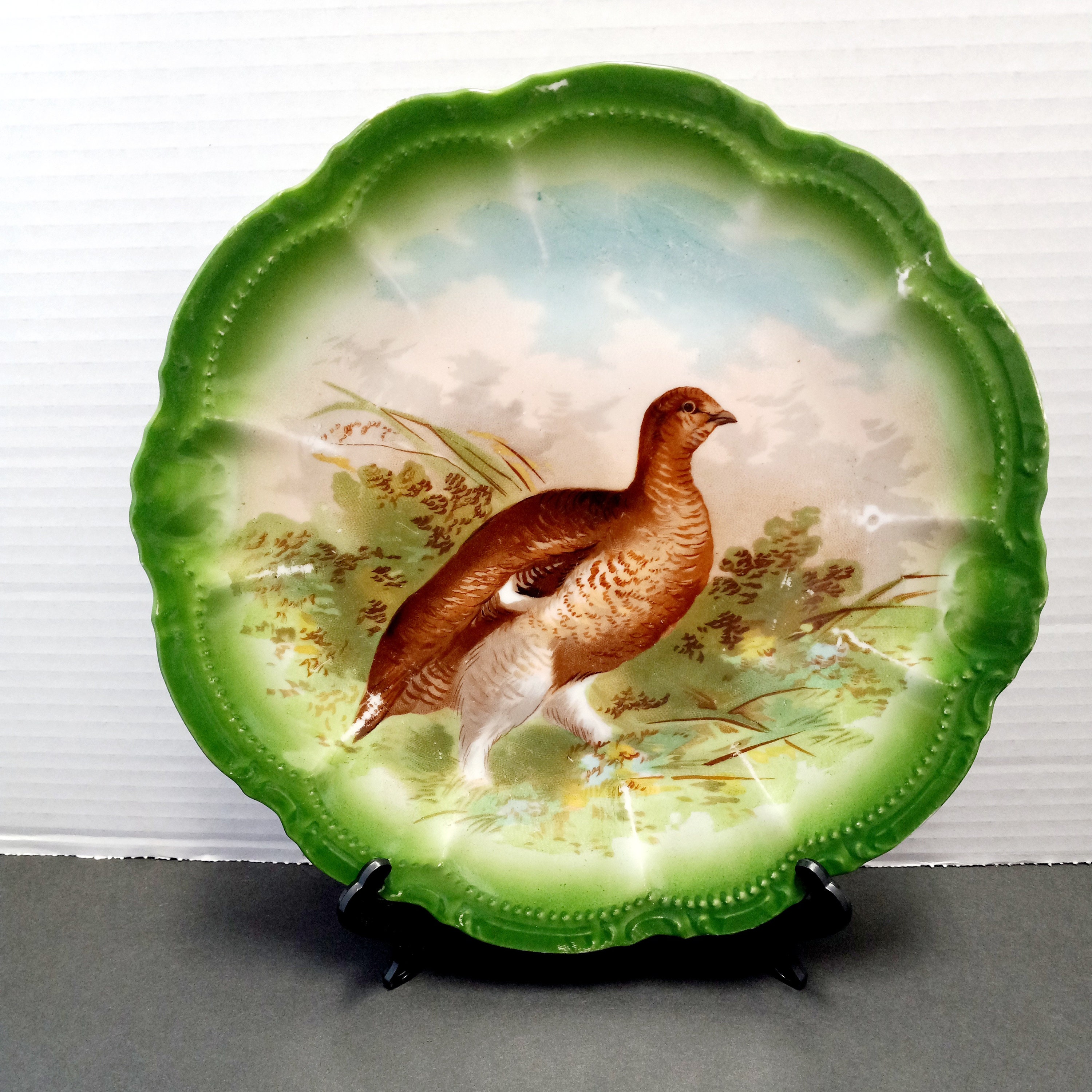 Antique PM Bavaria Plate Quail Plate With Quail Wall Plate - Etsy