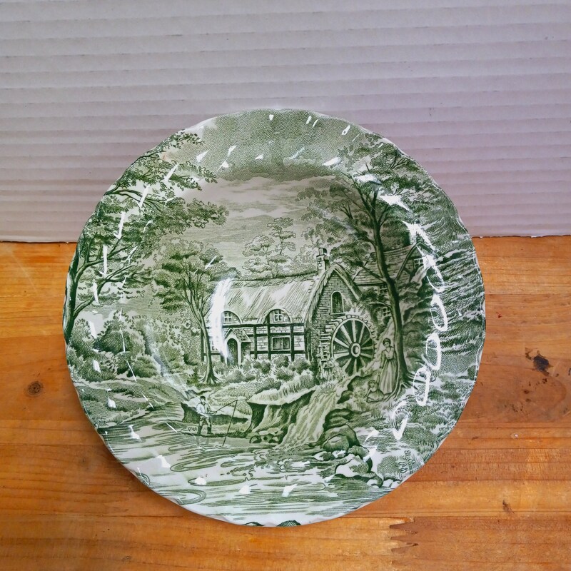 Green Transferware - Etsy