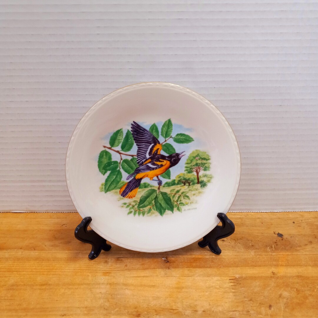 Piccard China USA Plate Baltimore Oriole, Plate W/t Bird Designed by ...