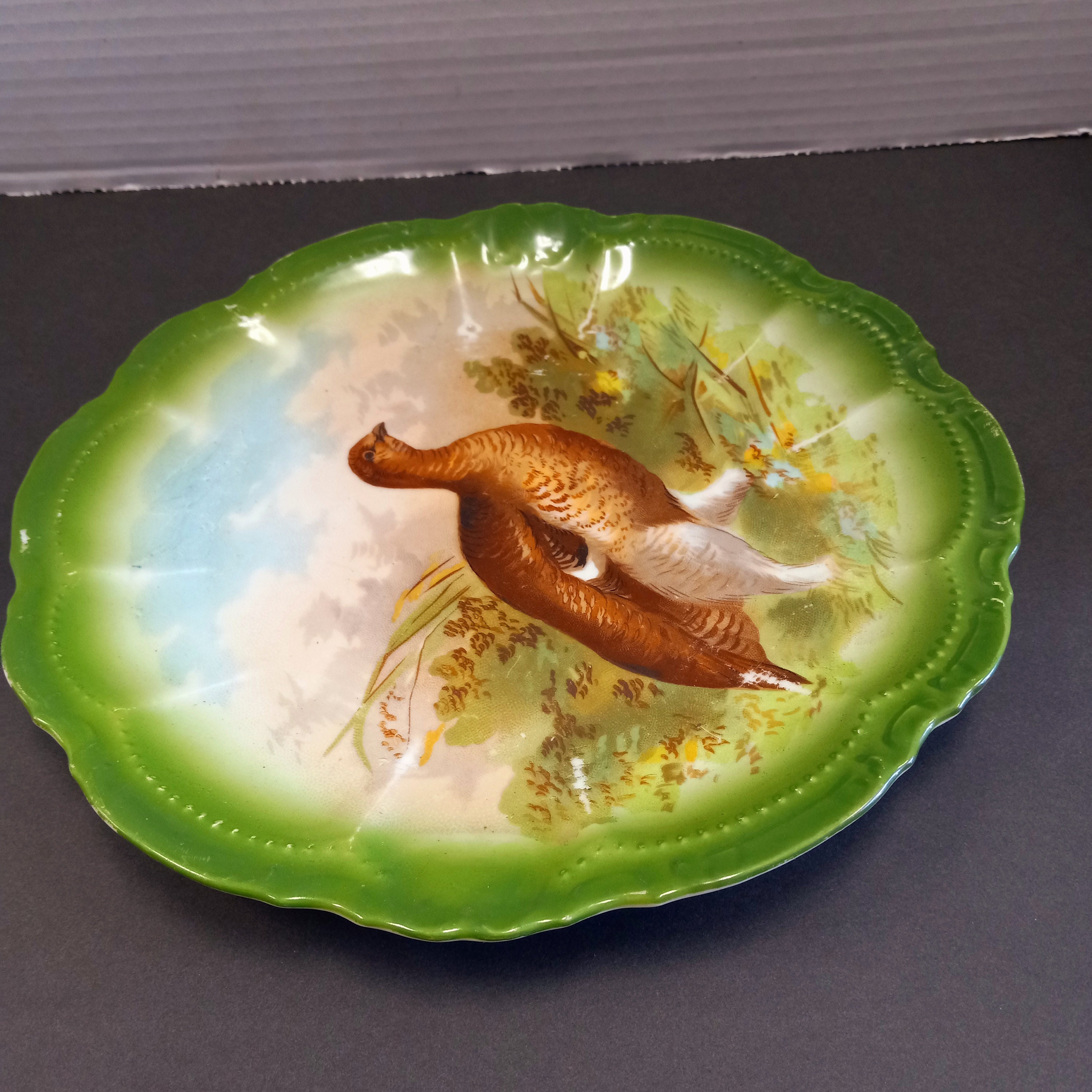 Antique PM Bavaria Plate Quail Plate With Quail Wall Plate - Etsy