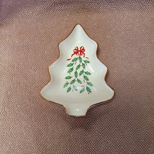 Lenox Holiday Tree Plate, Vintage Lenox Christmas Plate, Vintage Lenox ...