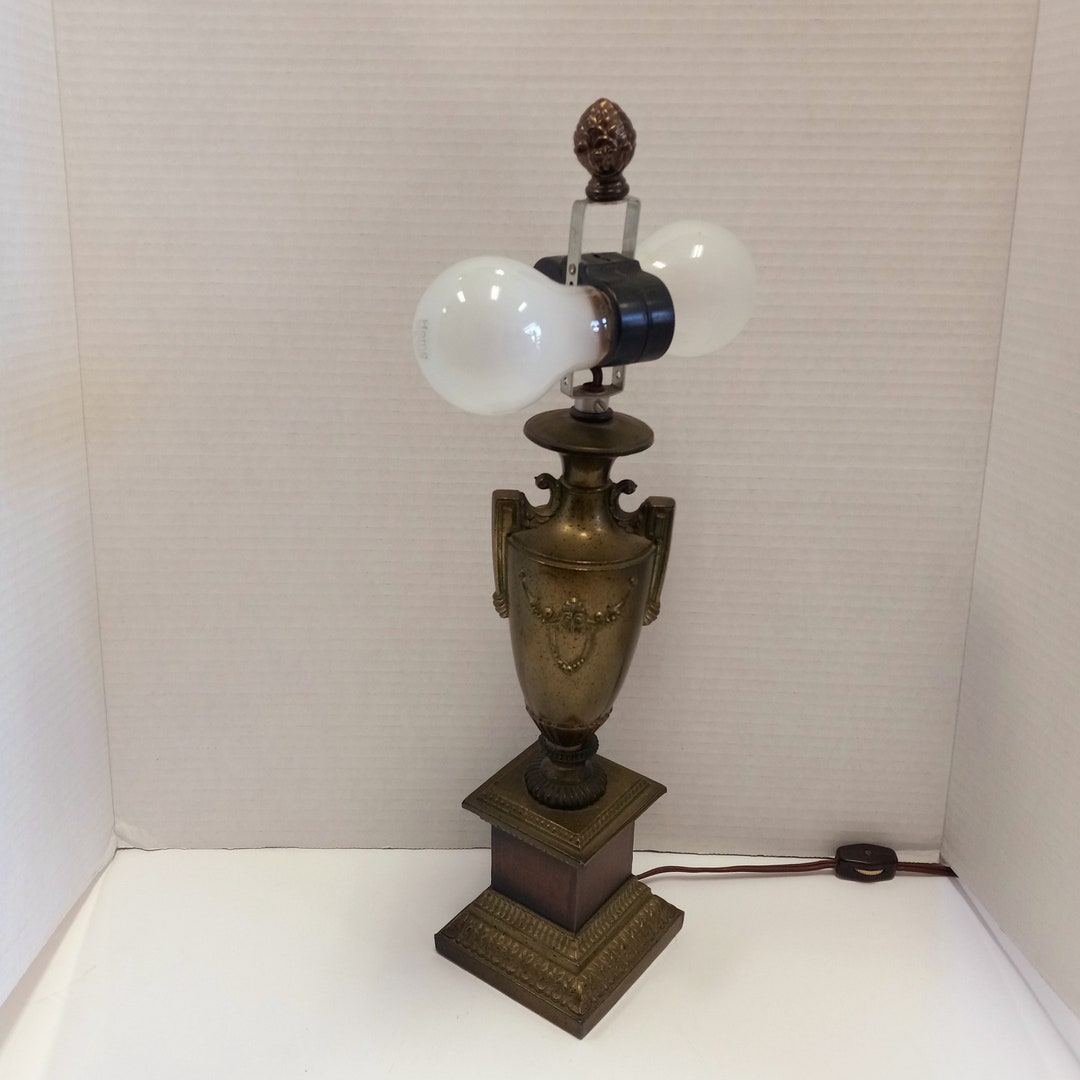 Trophy Shaped Brass Lamp, Trophy Shaped Hollywood Regency Lamp, Art ...