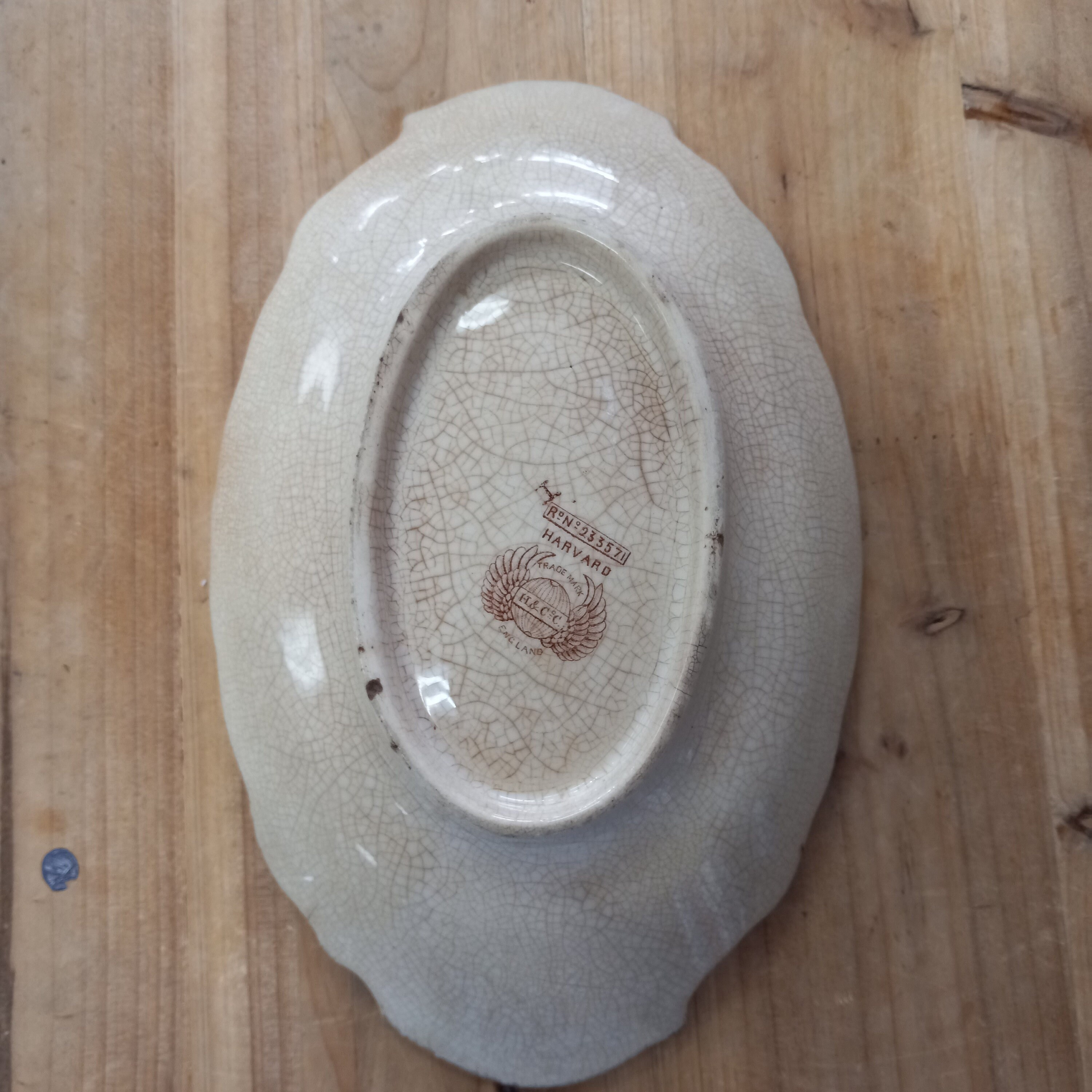 Antique Sepia Tone Ironstone Oval Side Dish, Antique English Ironstone ...