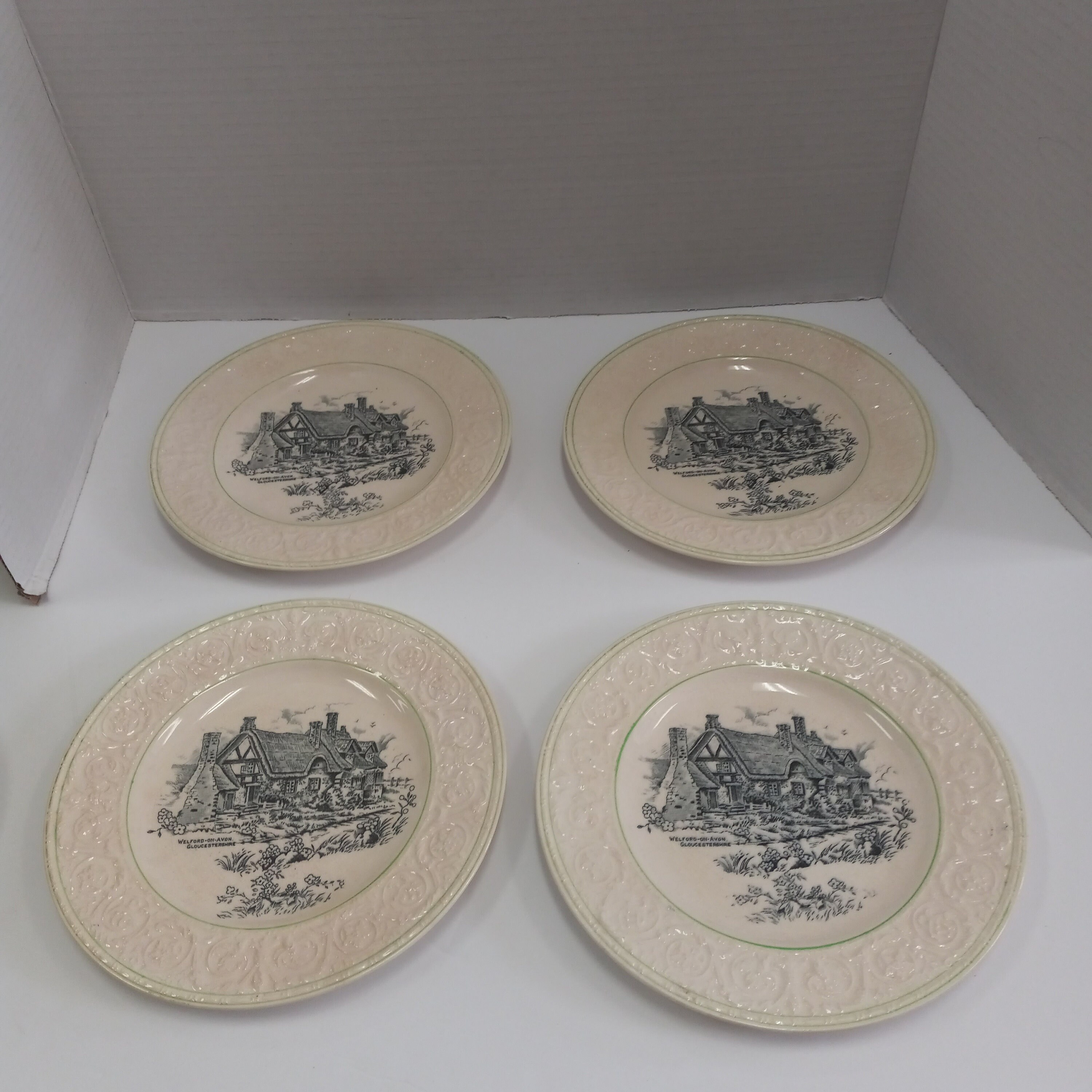 Set of 8 Devon Ware Fieldings British Scenes Plates British - Etsy