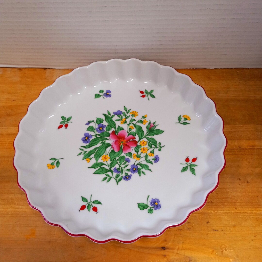 Vintage Quiche / Pie Plate by Carleton Varney for Internation China Co ...
